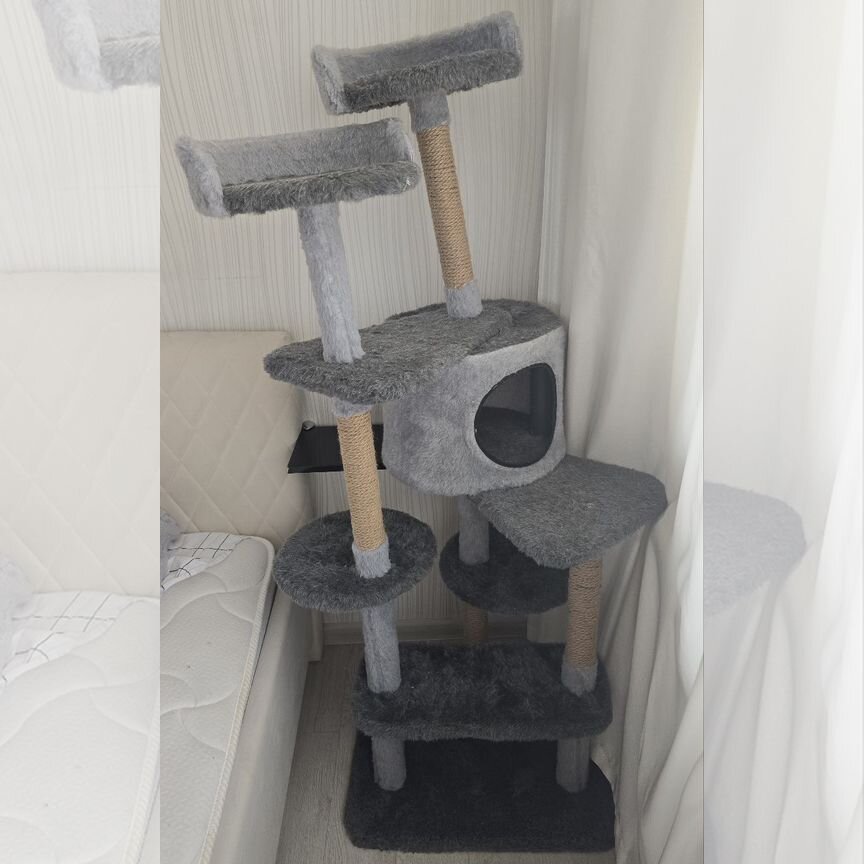 Когтеточка домик для кошки большой