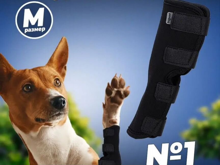 Бандаж на лапу для собаки размера М
