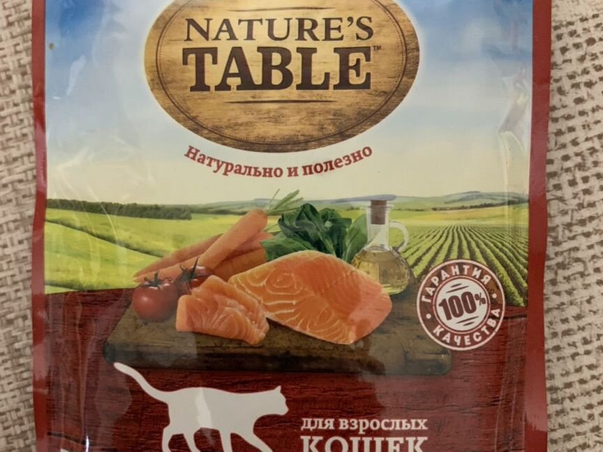 Корм для кошек Nature's Table лосось в соусе