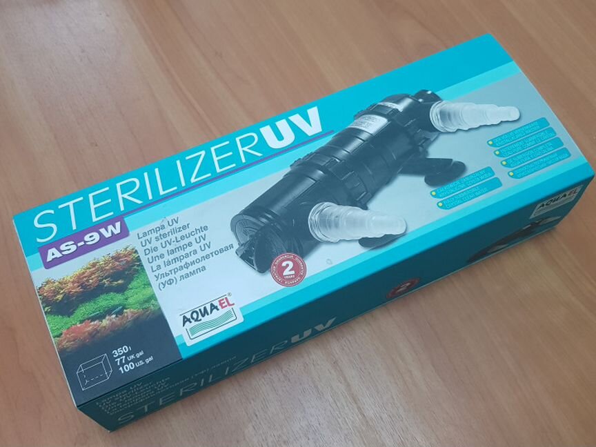 Стерилизатор UV aquael AS9-W