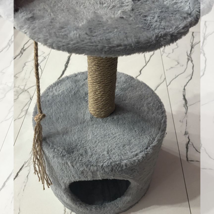 Домик двухэтажный для кошки