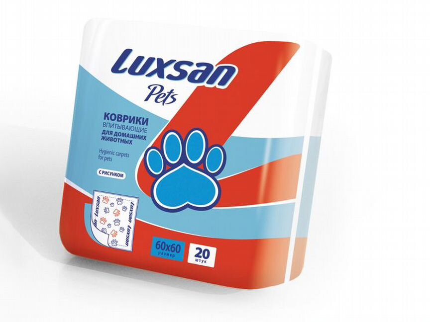 Luxsan пеленки для животных 60x60 см (100 целлюло