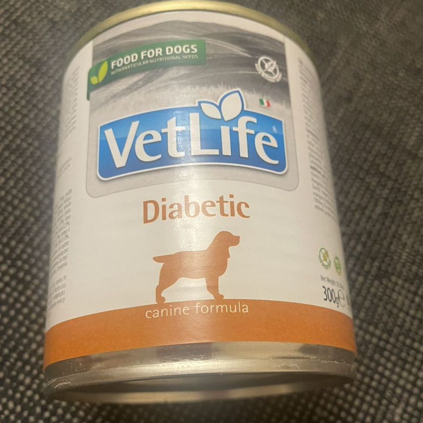 Лечебный корм для собак Farmina VetLife diabetic