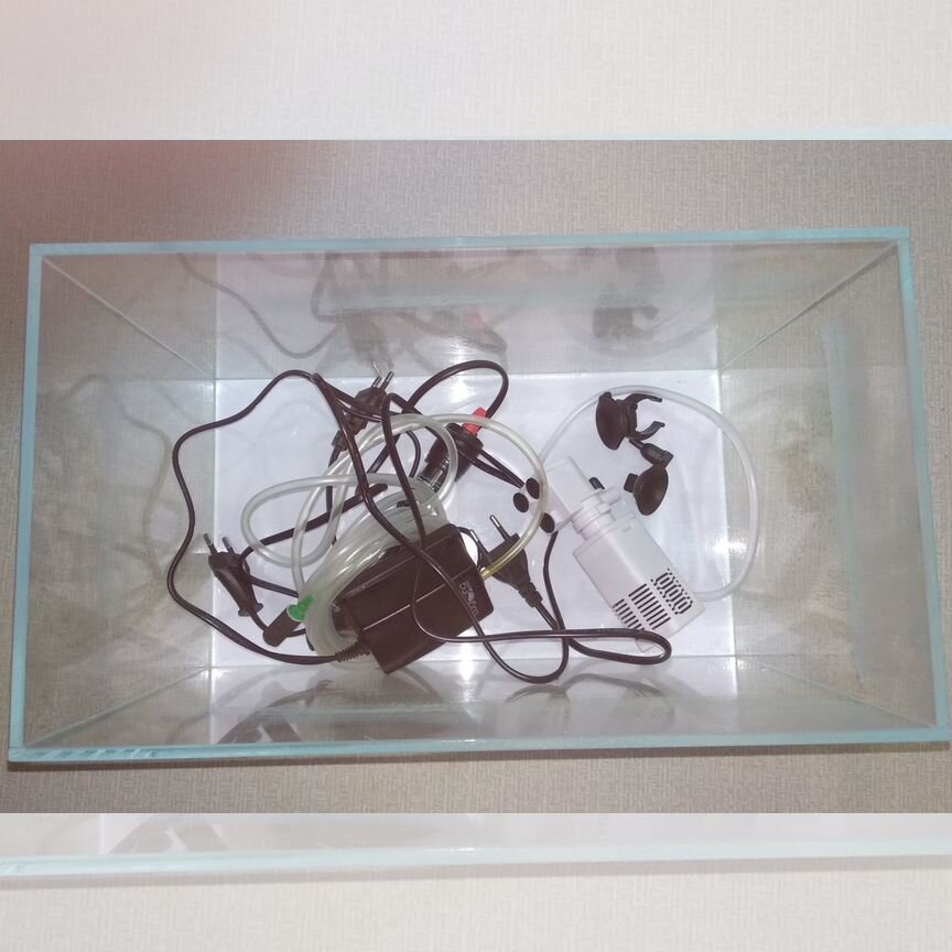 Аквариум 14 литров с оборудованием и бактериями