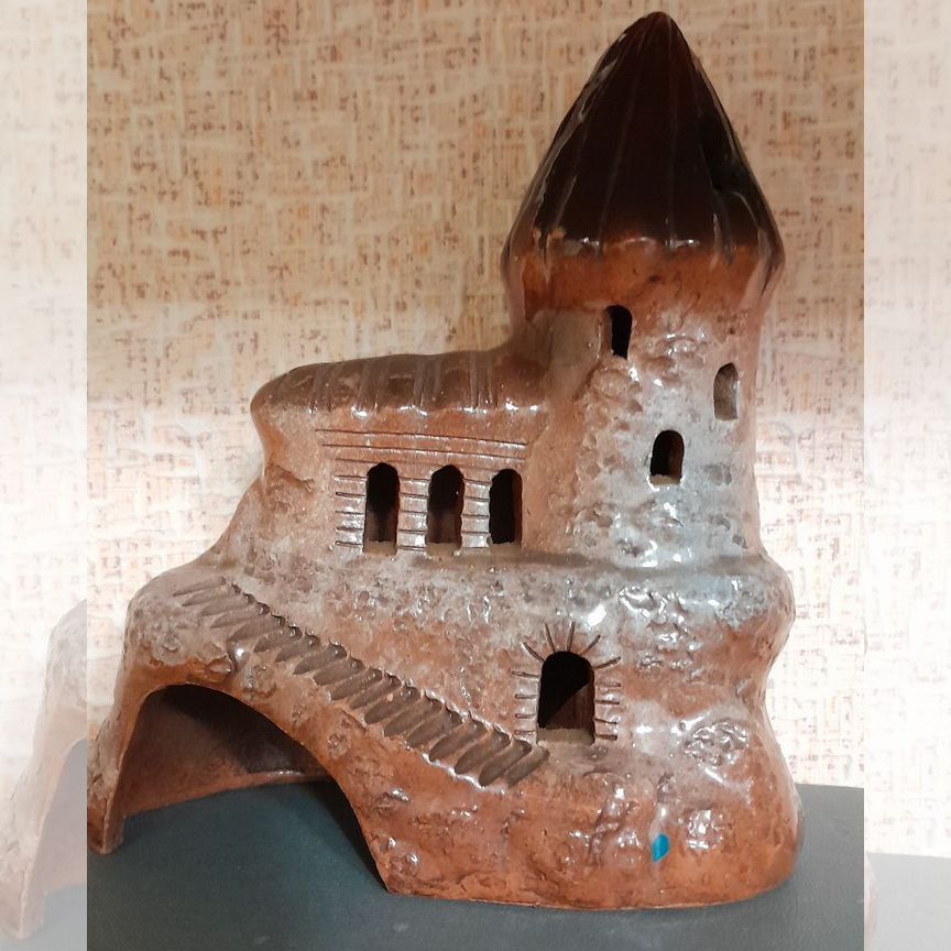 Декор для аквариума замки две штуки