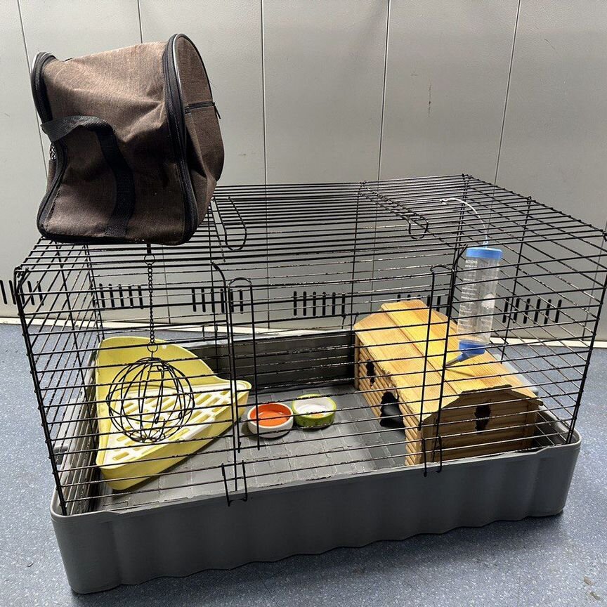 Клетка для морской свинки ежа кролика грызунов