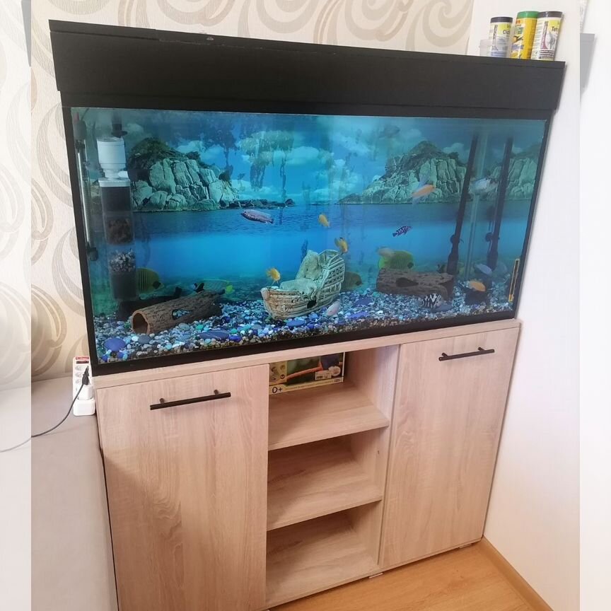 Аквариум 270л с тумбой