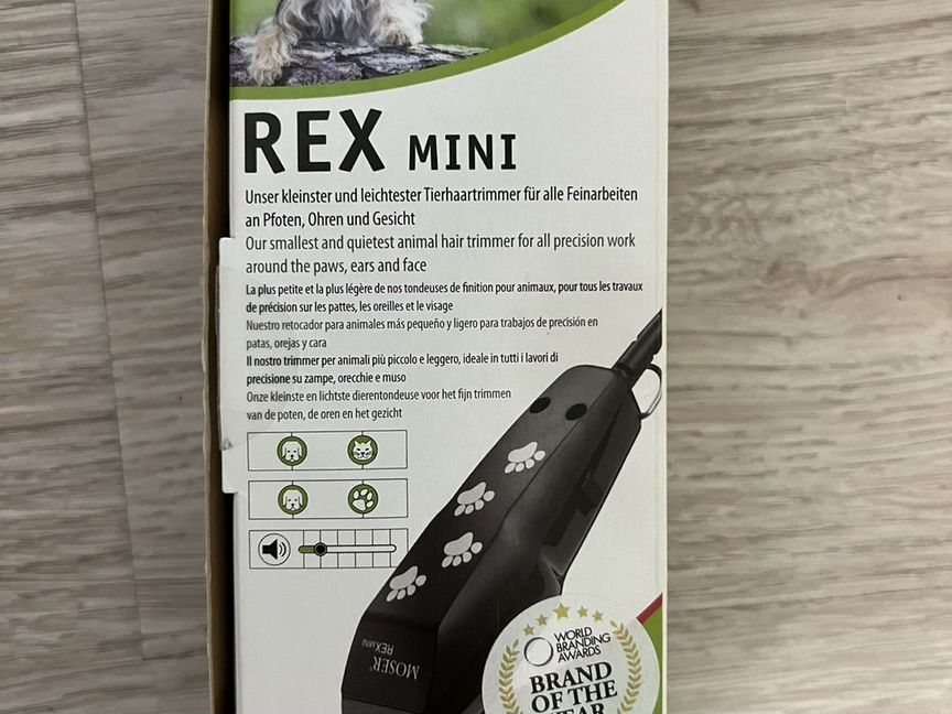 Машинка-триммер для стрижки животных мозер рекс