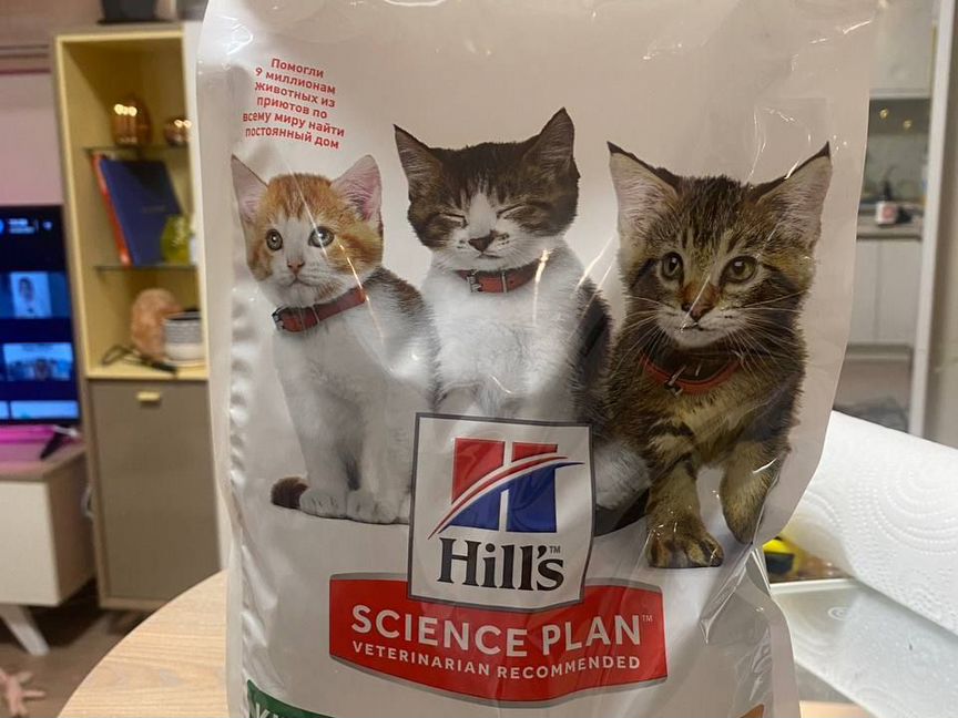 Корм для котят hills новый
