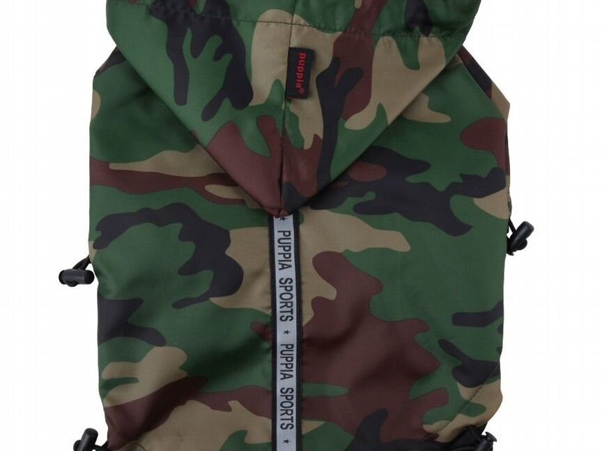 Puppia базовый плащ со светоотражающими лентами, к