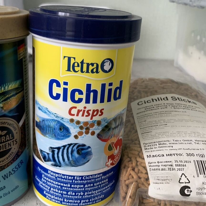 Корм для цихлид и сомов