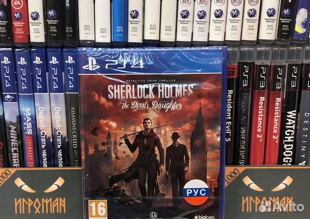 Игры PS4 Шерлок Холмс: Дочь Дьявола купить в Мурманске | Электроника ...