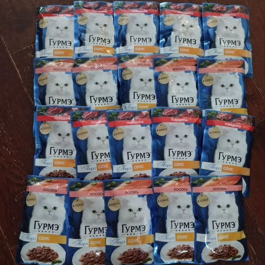 Влажный корм для кошек гурмэ