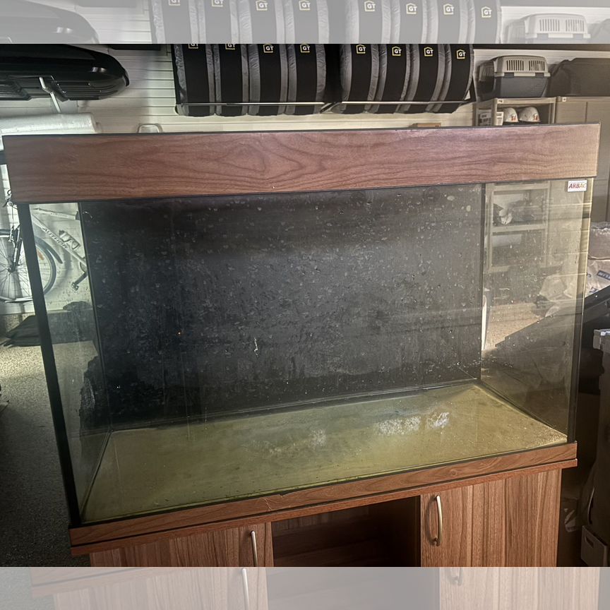 Аквариум 250 литров с тумбой