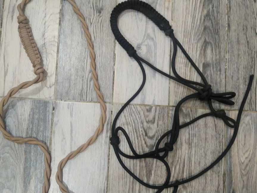 Веревочный недоуздок и кордео