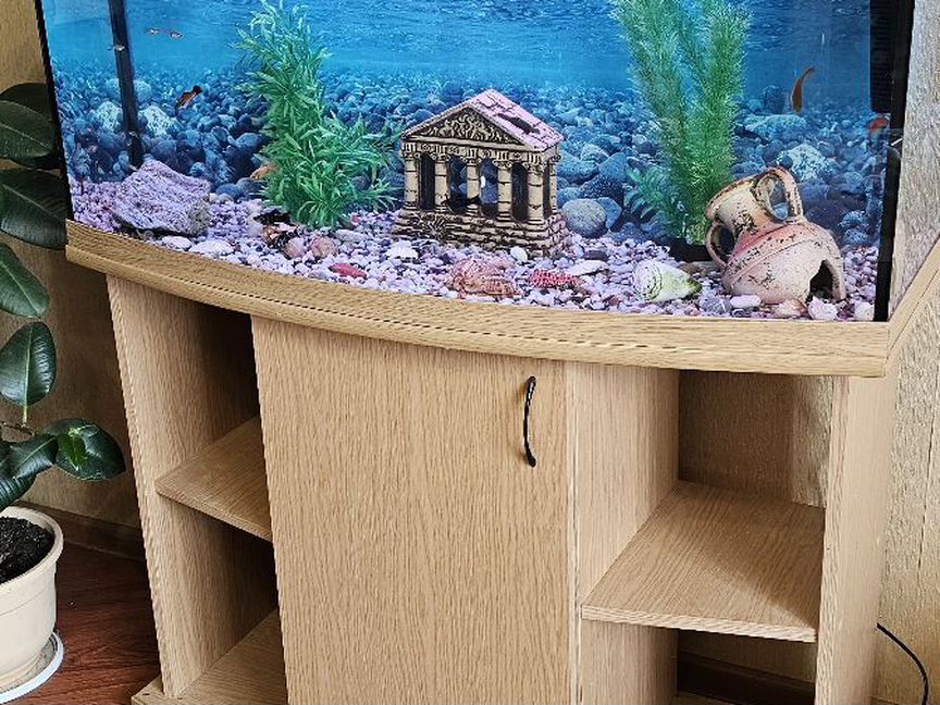 Аквариум с тумбой полный комплект