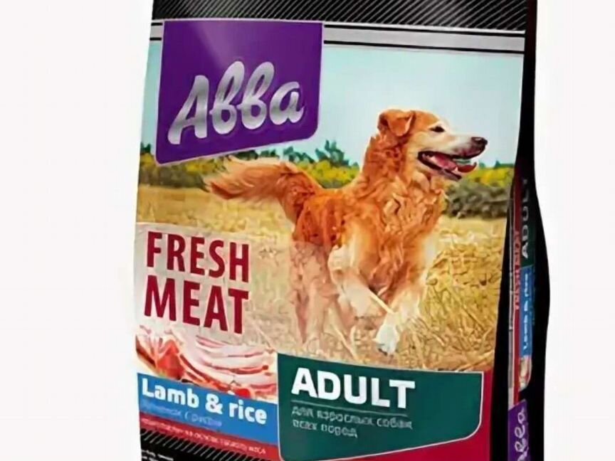 Abba корм сухой ягненок с рисом