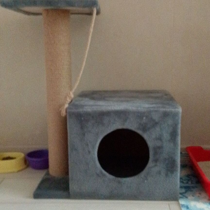 Когтеточка домик для кошки