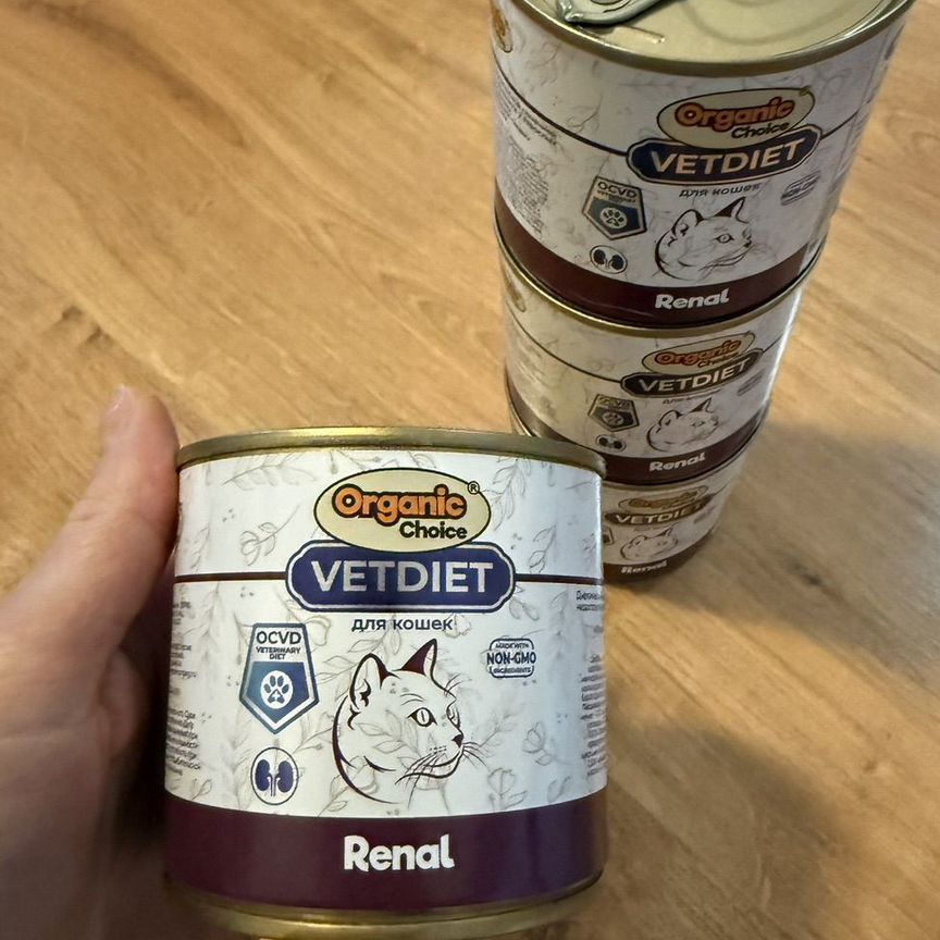 Влажный корм для кошек organic choice renal