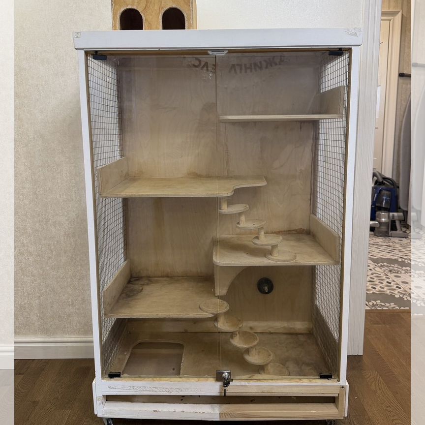 Клетка витрина для шиншилл