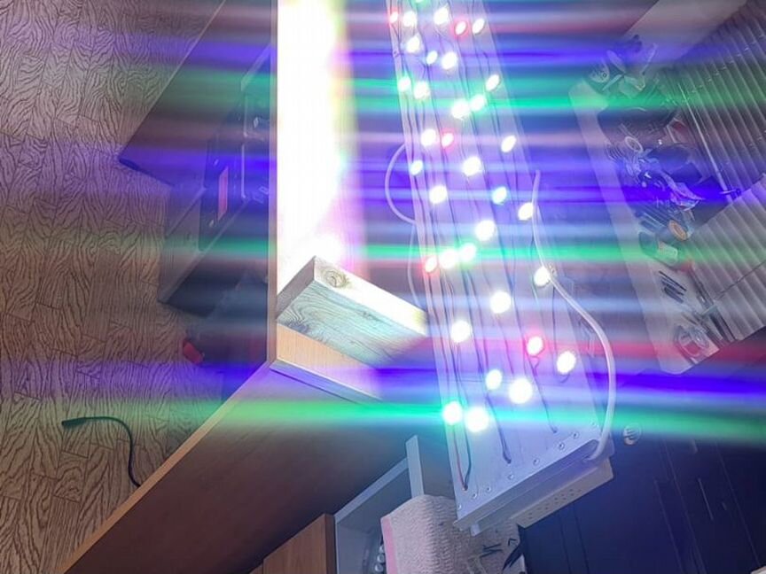 Светодиодный, лэд, wrgb светильник 180 см