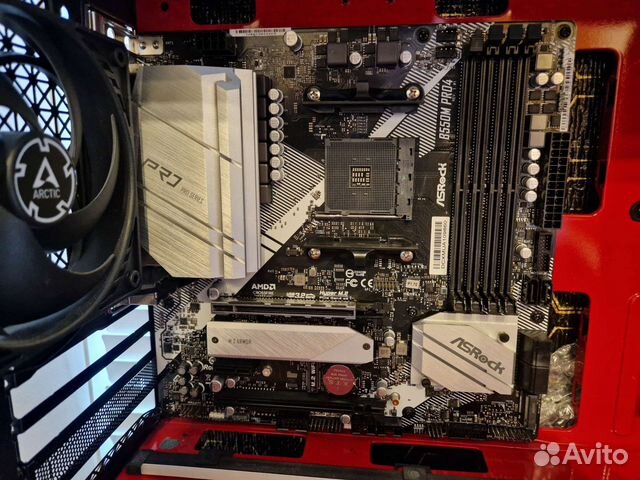 Материнская плата Asrock b550m pro4 купить в Москве | Электроника | Авито
