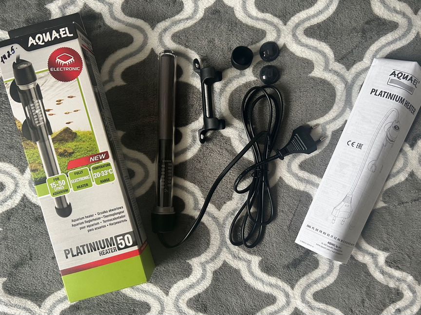 Нагреватель для аквариума Aquael на 15-50 л новый