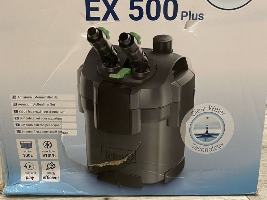 Внешний фильтр для аквариума tetra ex 500 plus