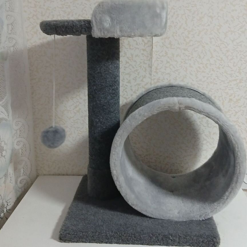 Когтеточка домик для кошек бу