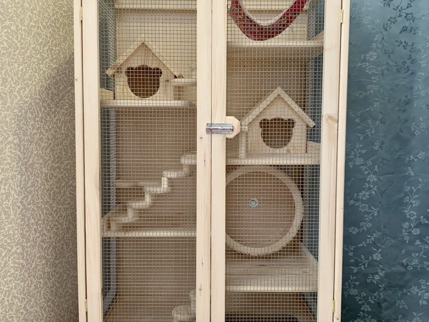 Клетка-витрина для белки, дегу, шиншиллы и др