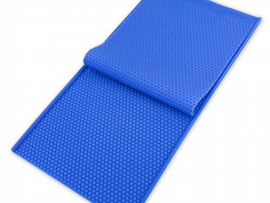 Матрица для свечной вощины рута 420х210 синяя (сил