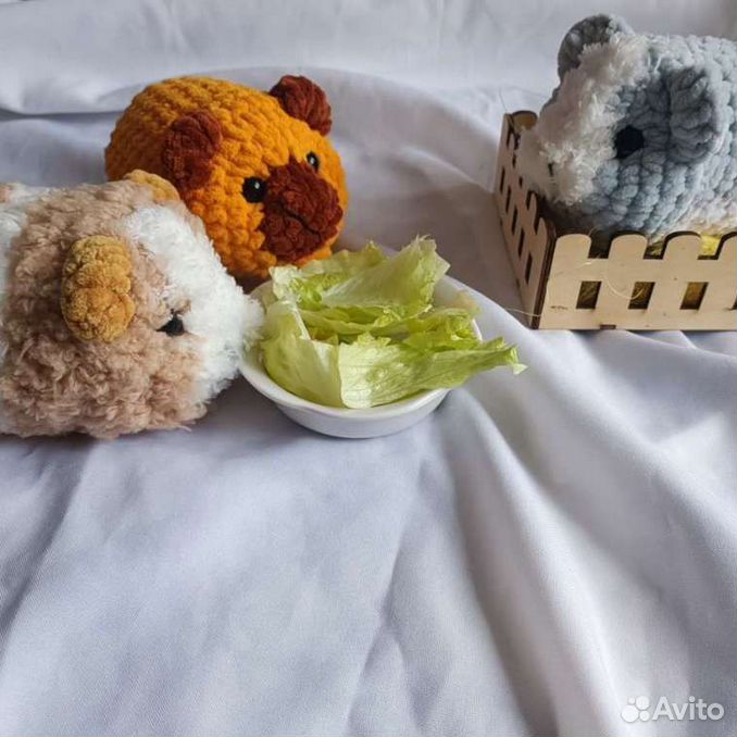 Морская свинка плюшевая игрушка