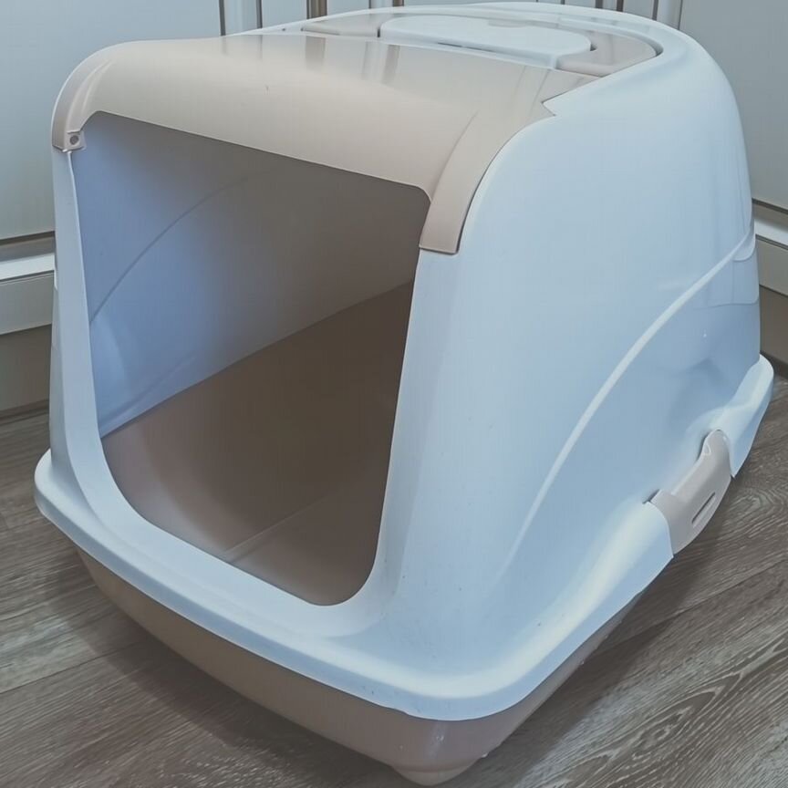 Закрытый лоток для кошек бу