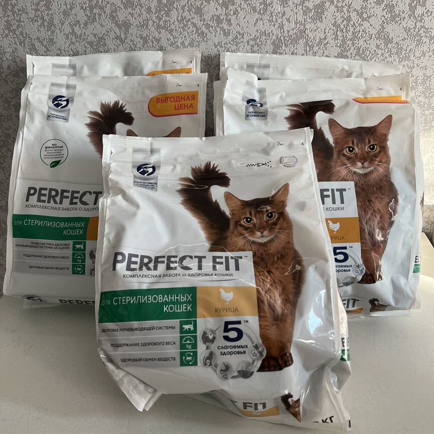 Корм сухой для кошек Perfect Fit курица 1,2 кг