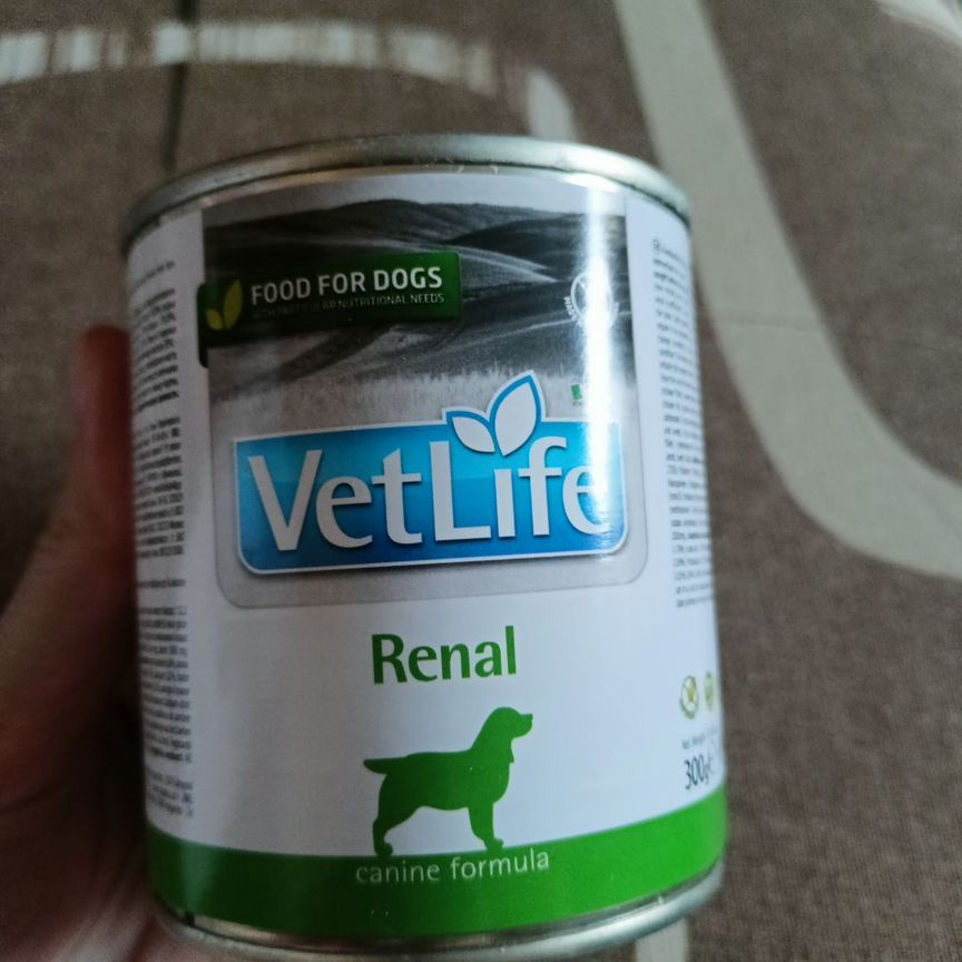 Корм для собак vetlife renal