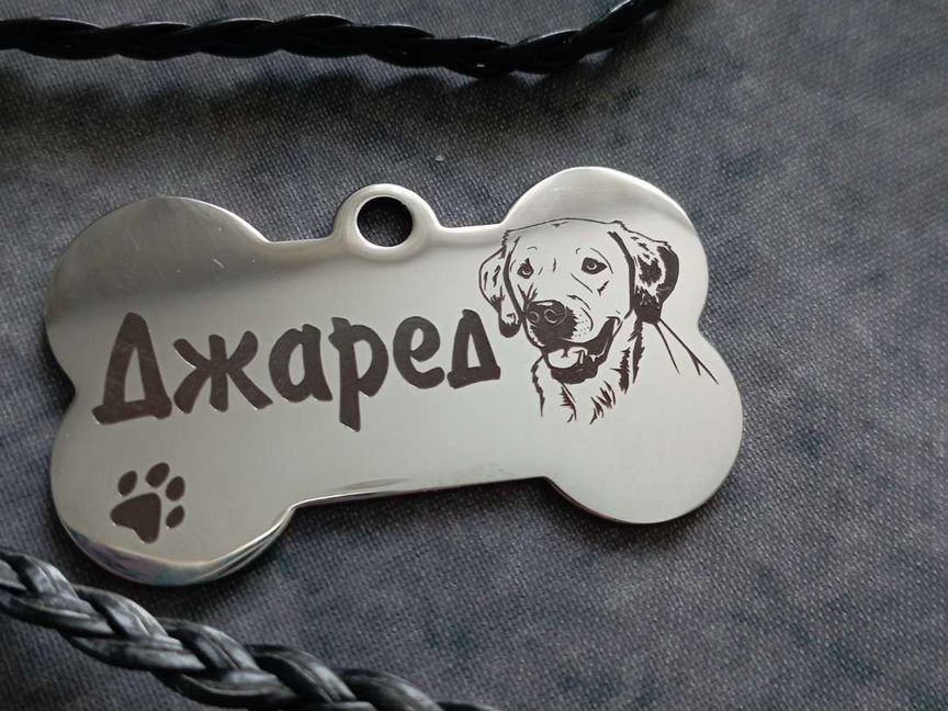 Адресник для собак на ошейник