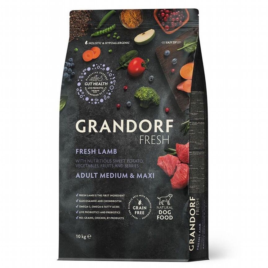 Корм для собак grandorf 10кг