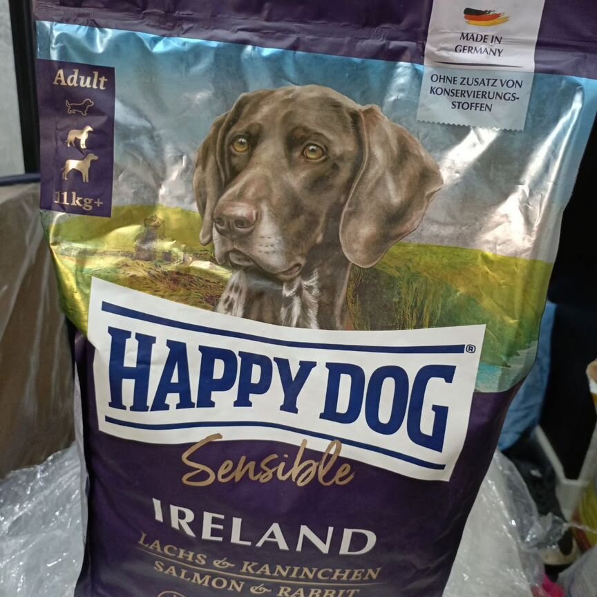 Корм для собак happy dog Ireland