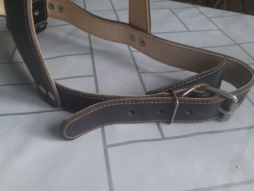 Анатомическая шлейка для собак под д/буль и стаффа