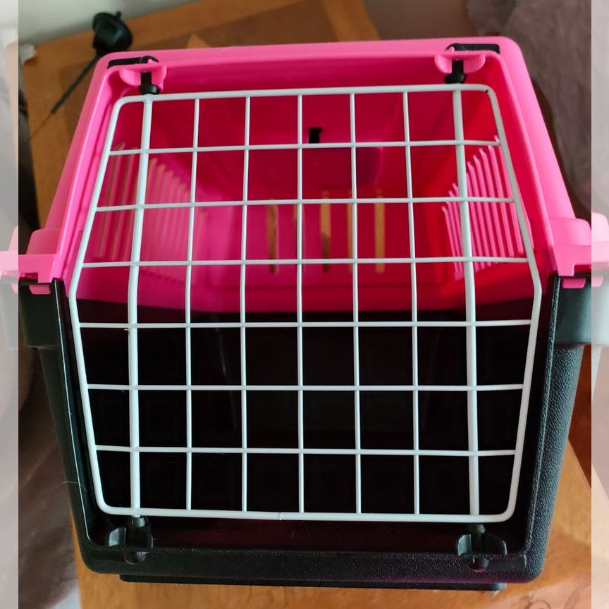 Переноска для кошек или мелких собак пластиковая