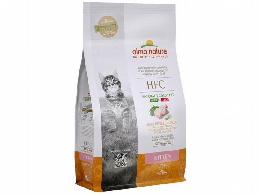 Корм для котят Almo Nature HFC с курицей 1,2 кг