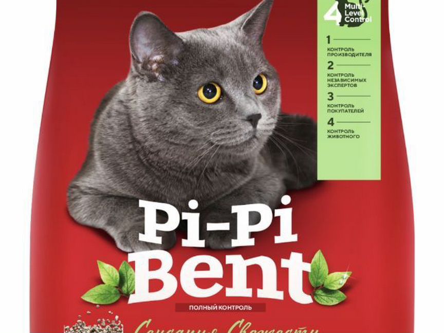 Наполнитель Pi-Pi Bent для кошачьего туалета