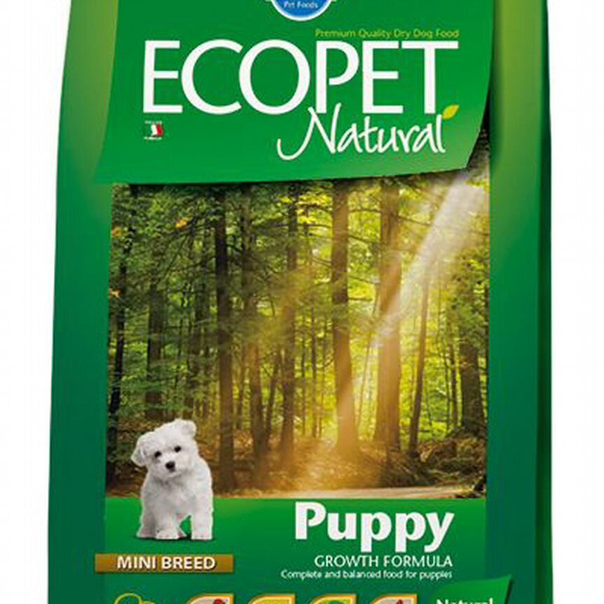Farmina Ecopet Natural Puppy Mini для собак 2,5 кг