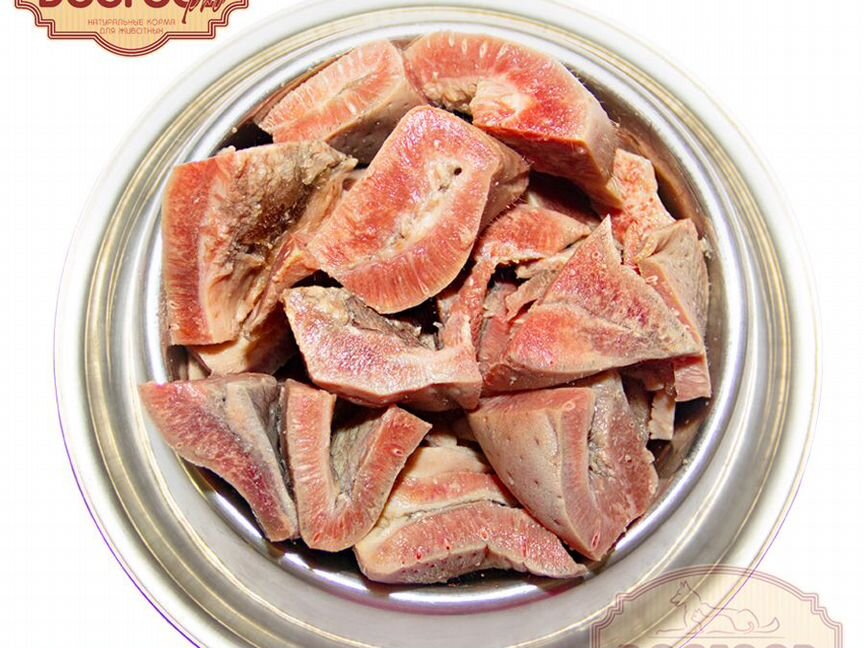 Подбородок говяжий обработанный