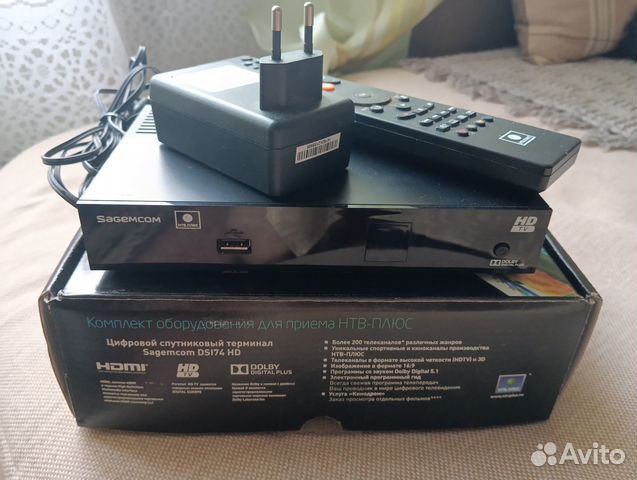Спутниковый ресивер НТВ-плюс Sagemcom DS174 HD купить в Москве ...