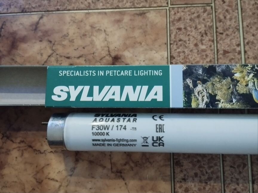 Лампа Sylvania T8 Aquastar 30Вт 90см