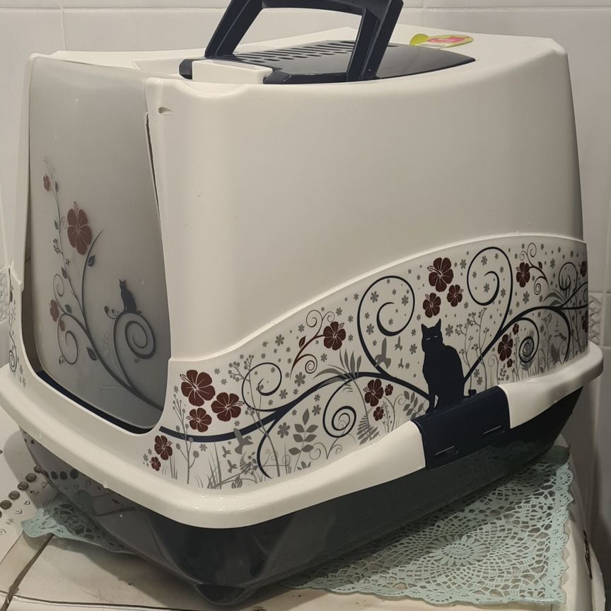 Туалет домик для кошек