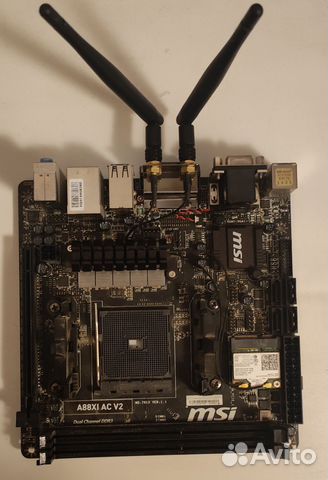 Материнская плата MSI A88XI AC V2 купить в Санкт-Петербурге | Электроника | Авито
