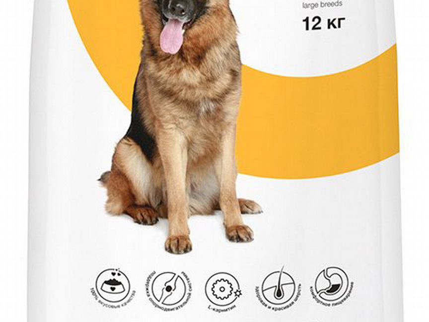 Organix - Корм для собак кр. пород с курицей 12кг