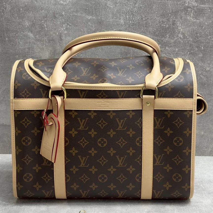 Переноска для животных кожаная Louis Vuitton